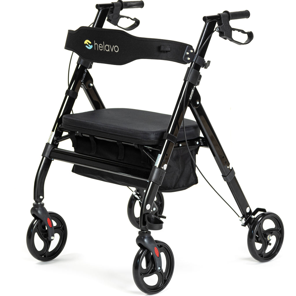 Heavy-duty rollator extra wide H1050 black