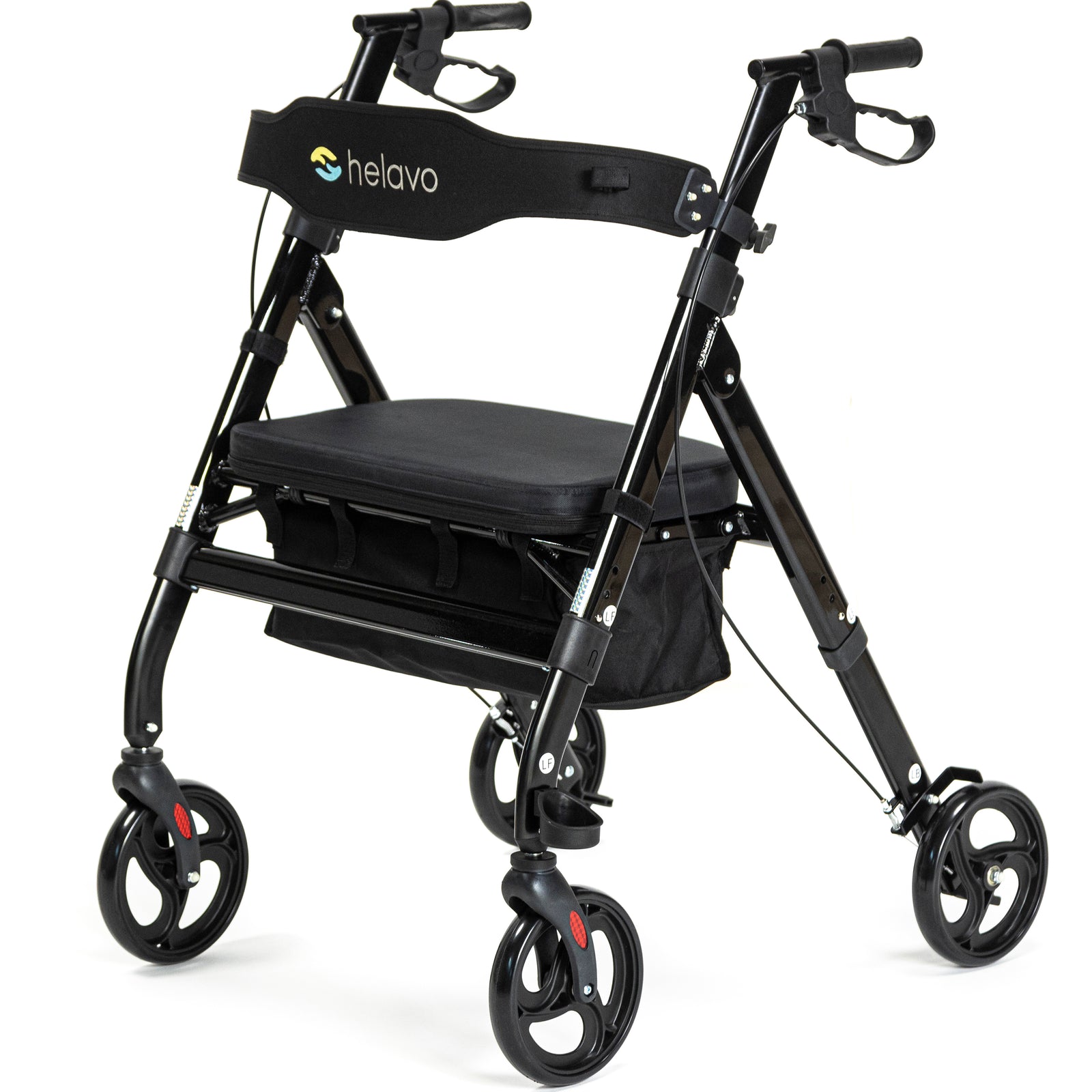 Heavy-duty rollator extra wide H1050 black